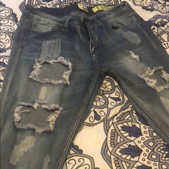 Jeans | Long Skinny Ripped Jeans | Poshmark